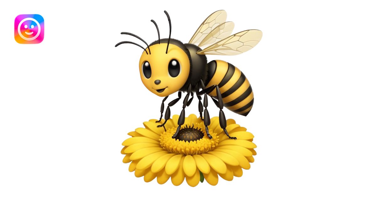 Worker Bee emoji | AI Emoji Generator