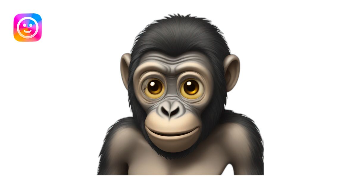 hypnotized ape emoji | AI Emoji Generator