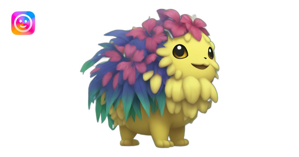 Hawaii-pokemon emoji | AI Emoji Generator