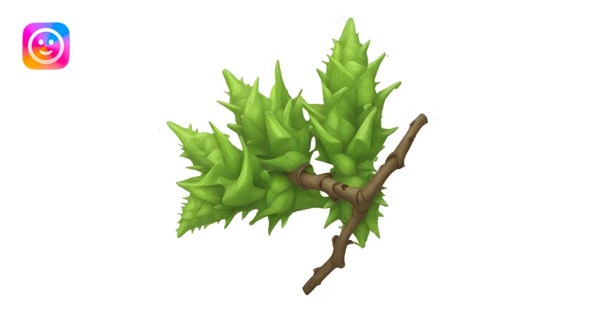 Thorny vine emoji | AI Emoji Generator