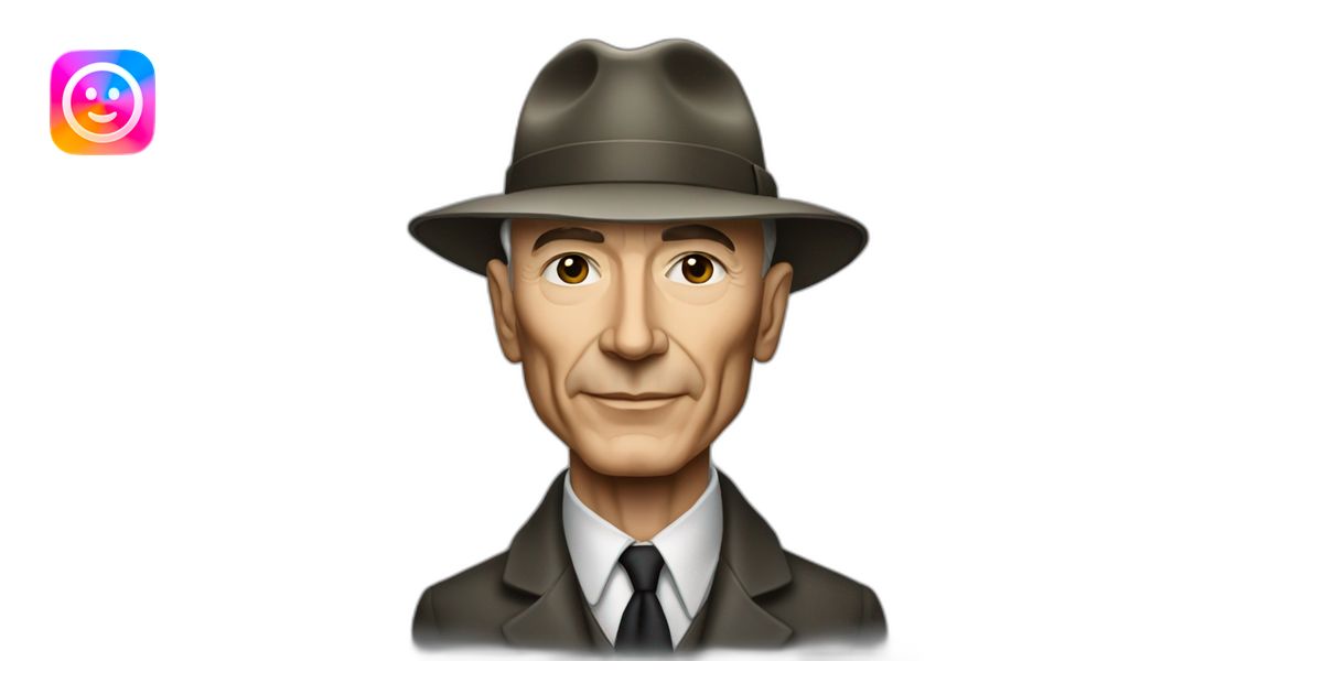 J. Robert Oppenheimer emoji | AI Emoji Generator