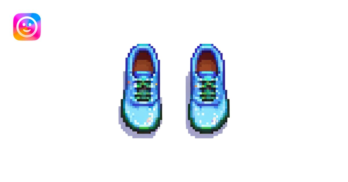 a pair of feet, pixel art style, 8-bit style illustration | AI Emoji ...