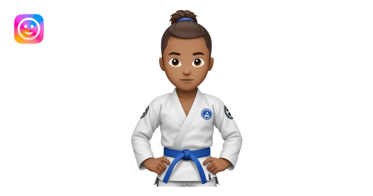 black jiu jitsu instructor with ponytail and a low taper fade sides ...