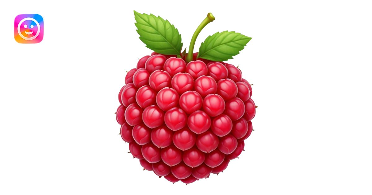 raspberry emoji | AI Emoji Generator