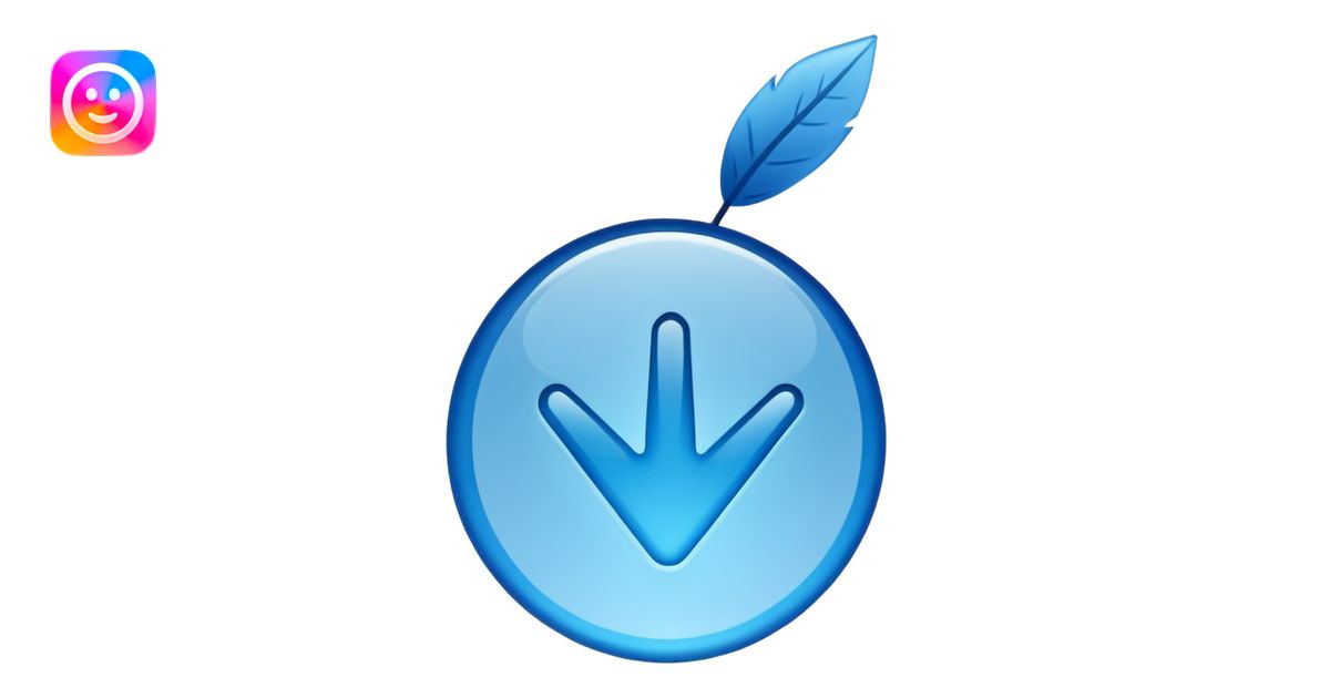 Verified just blue color tick mark with tranparent bg emoji | AI Emoji ...