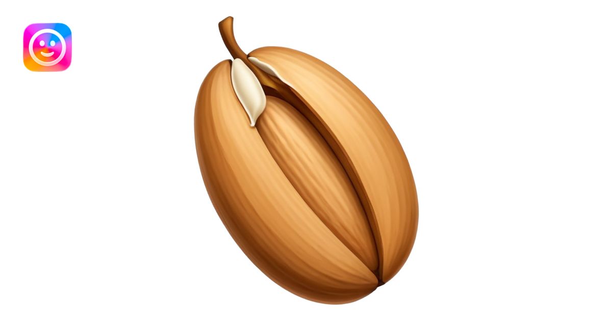 peeled almond emoji | AI Emoji Generator