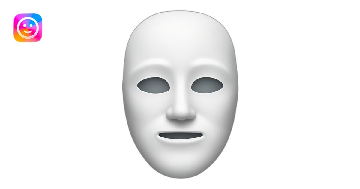 blank white mask emoji | AI Emoji Generator