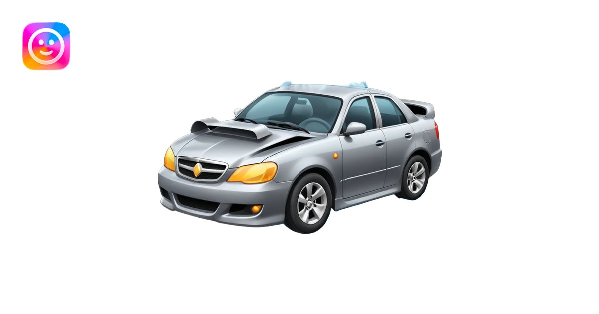 car crash emoji | AI Emoji Generator
