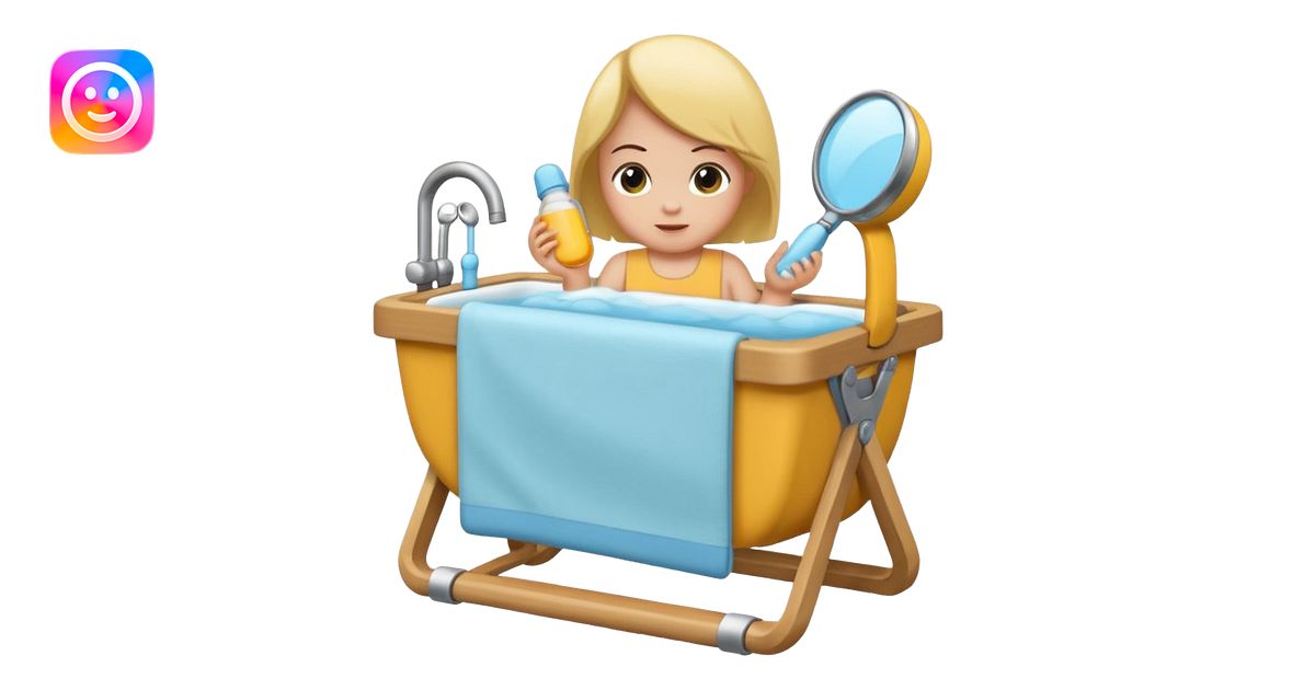 secador baby lis esmalte emoji | AI Emoji Generator