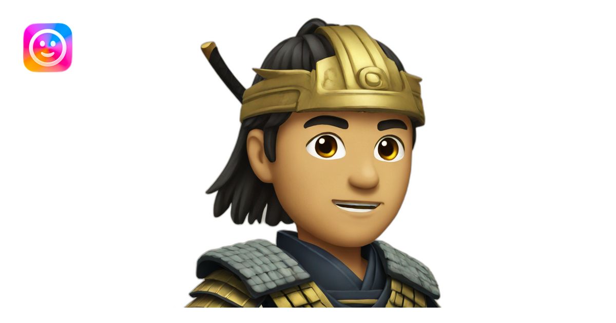 Samurai emoji | AI Emoji Generator