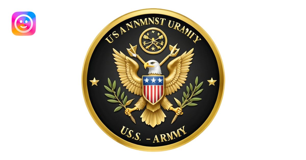 US Army logo emoji | AI Emoji Generator