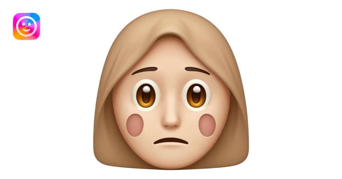 Sad face remove smile face mask emoji | AI Emoji Generator