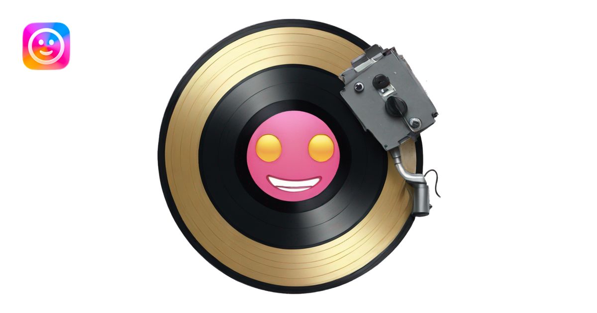 Vinyl records emoji | AI Emoji Generator