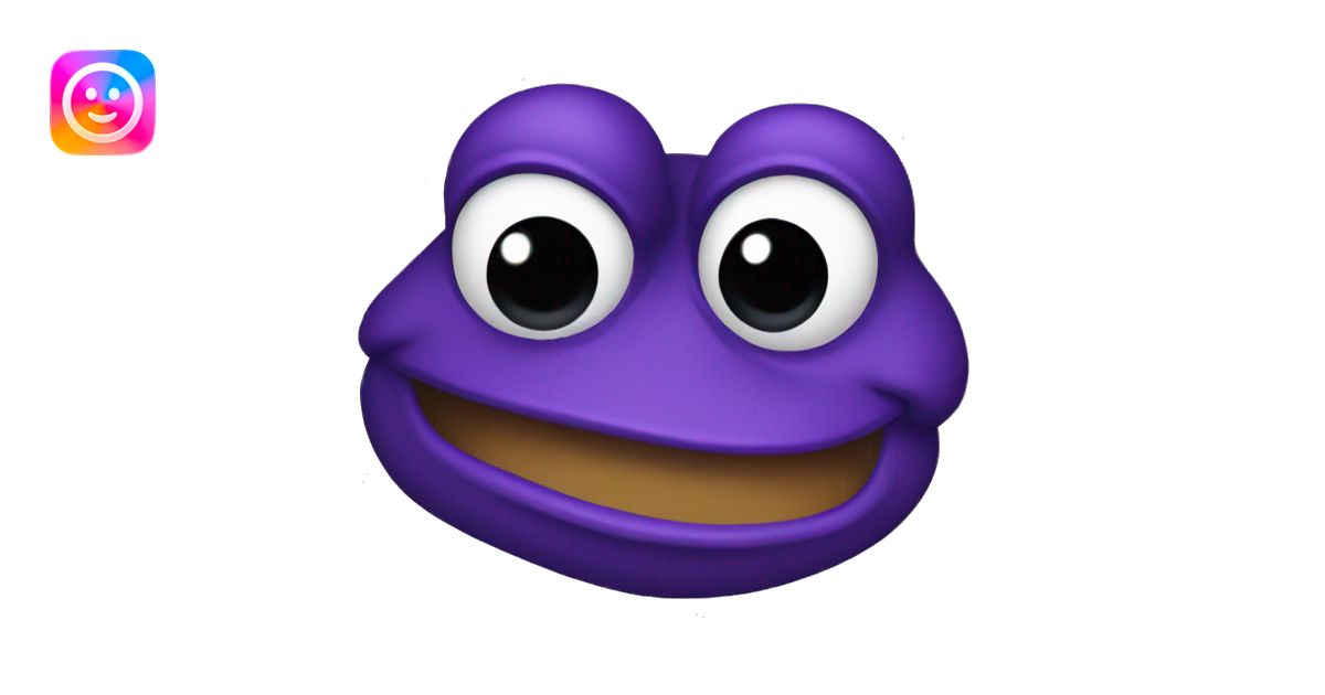 purple pepe emoji | AI Emoji Generator