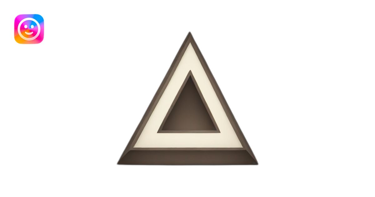 Triangle emoji | AI Emoji Generator