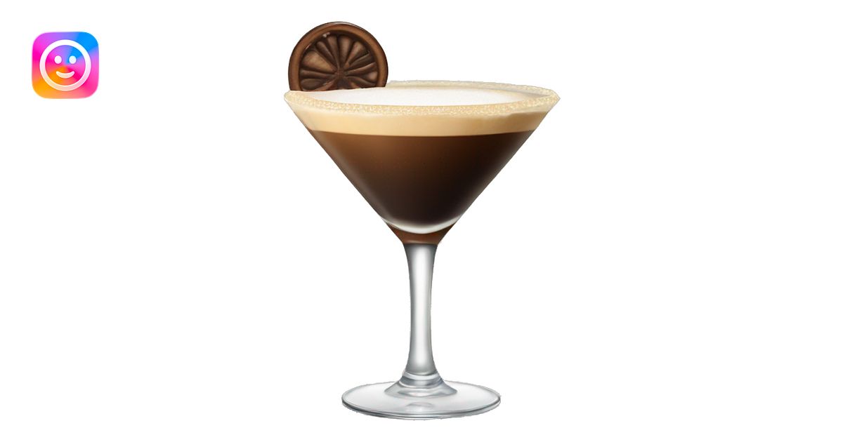 Espresso martini emoji | AI Emoji Generator