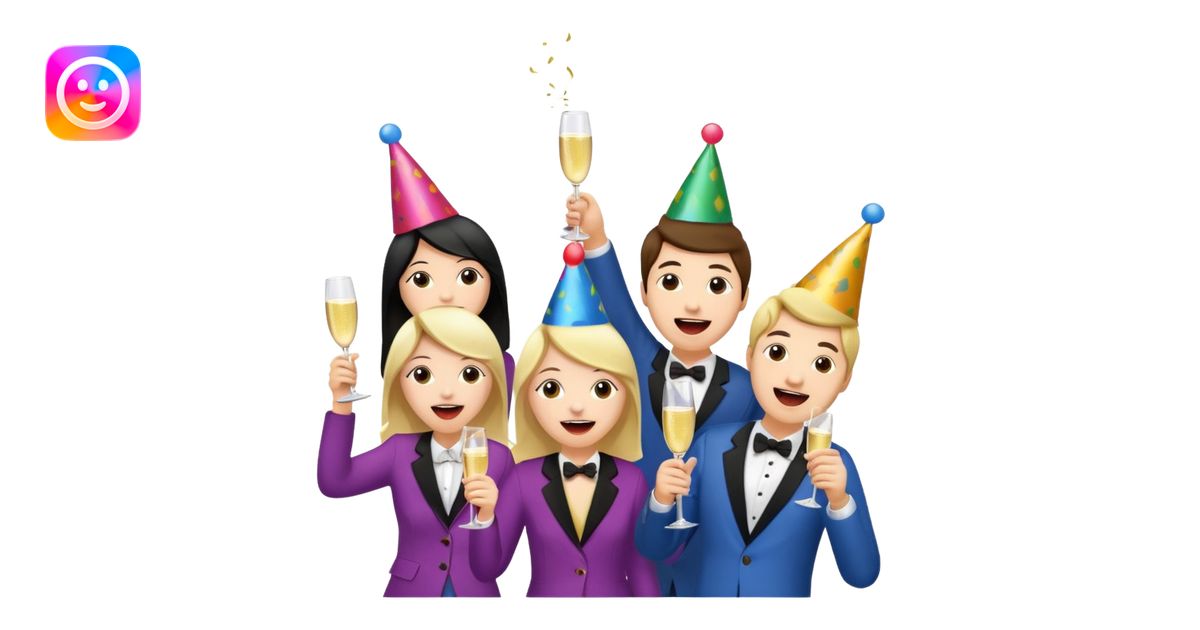 cheers and shouting happiness emoji | AI Emoji Generator