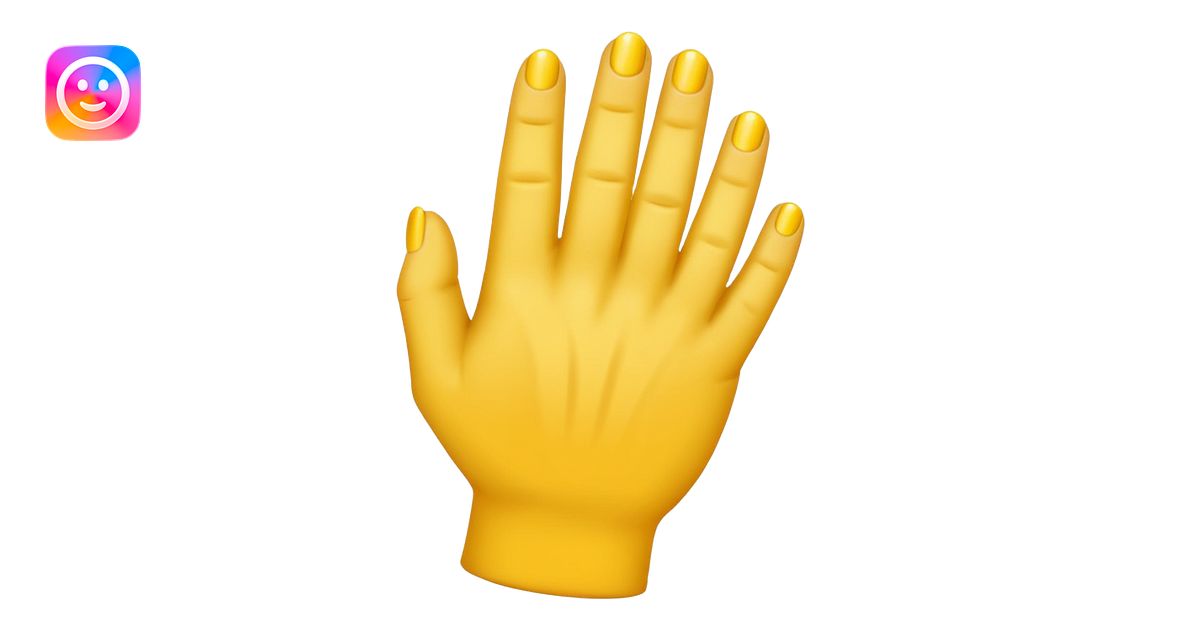 Yello ring finger emoji | AI Emoji Generator