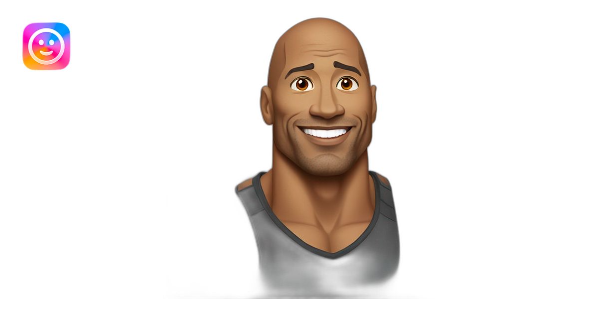 Dwayne Johnson emoji | AI Emoji Generator