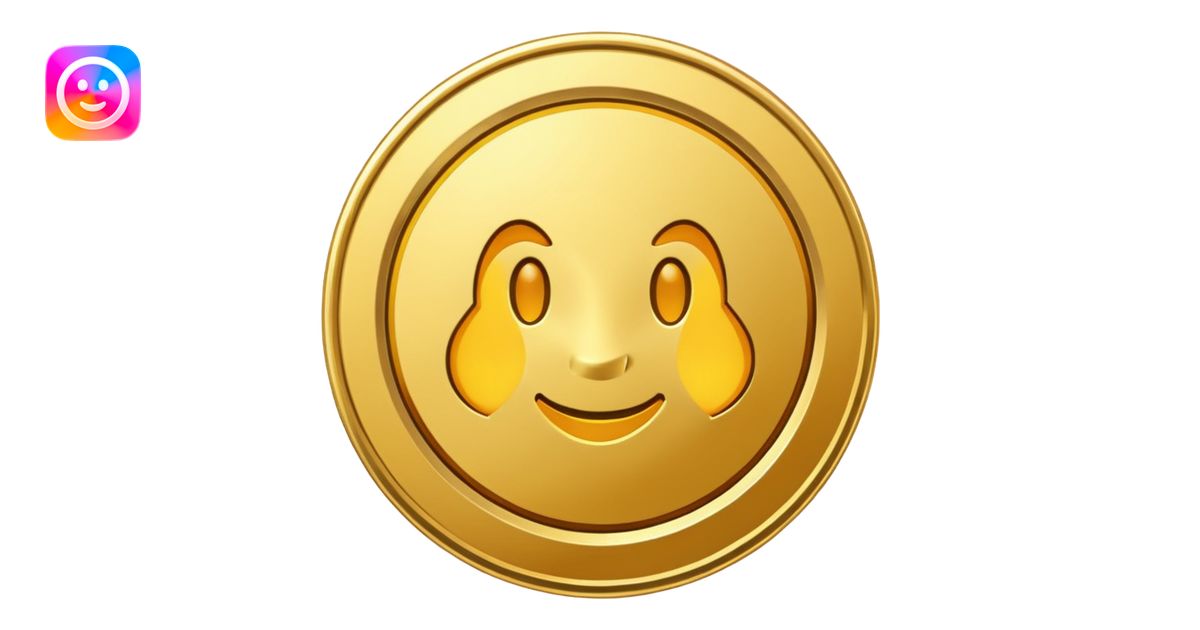 gold coin emoji | AI Emoji Generator