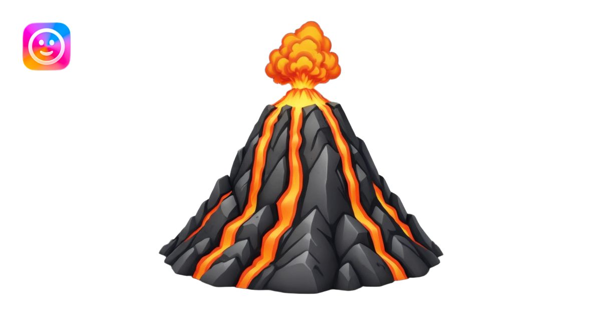 normal Volcano emoji | AI Emoji Generator