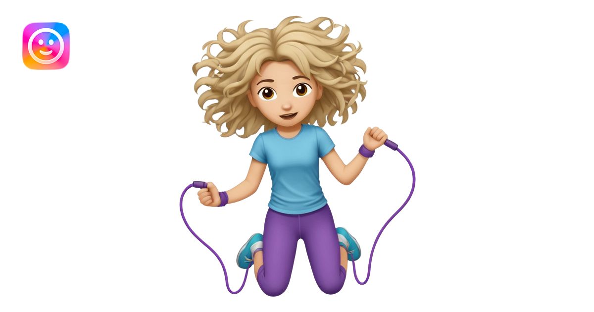 jumping rope tangled emoji | AI Emoji Generator