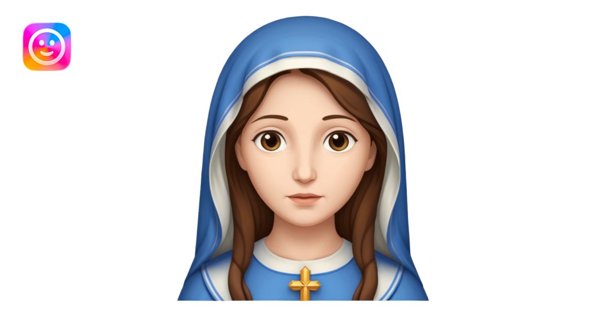 mother mary emoji | AI Emoji Generator