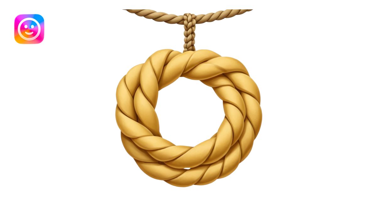 rope tied to the ceiling emoji | AI Emoji Generator