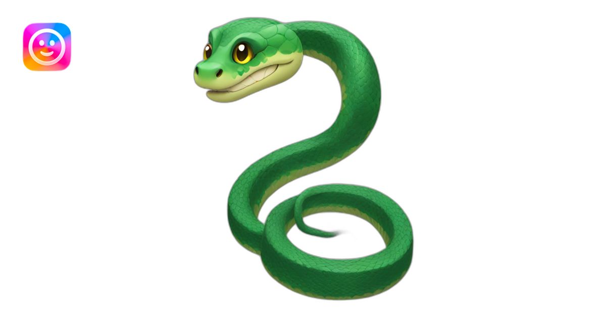 snake-cute emoji | AI Emoji Generator