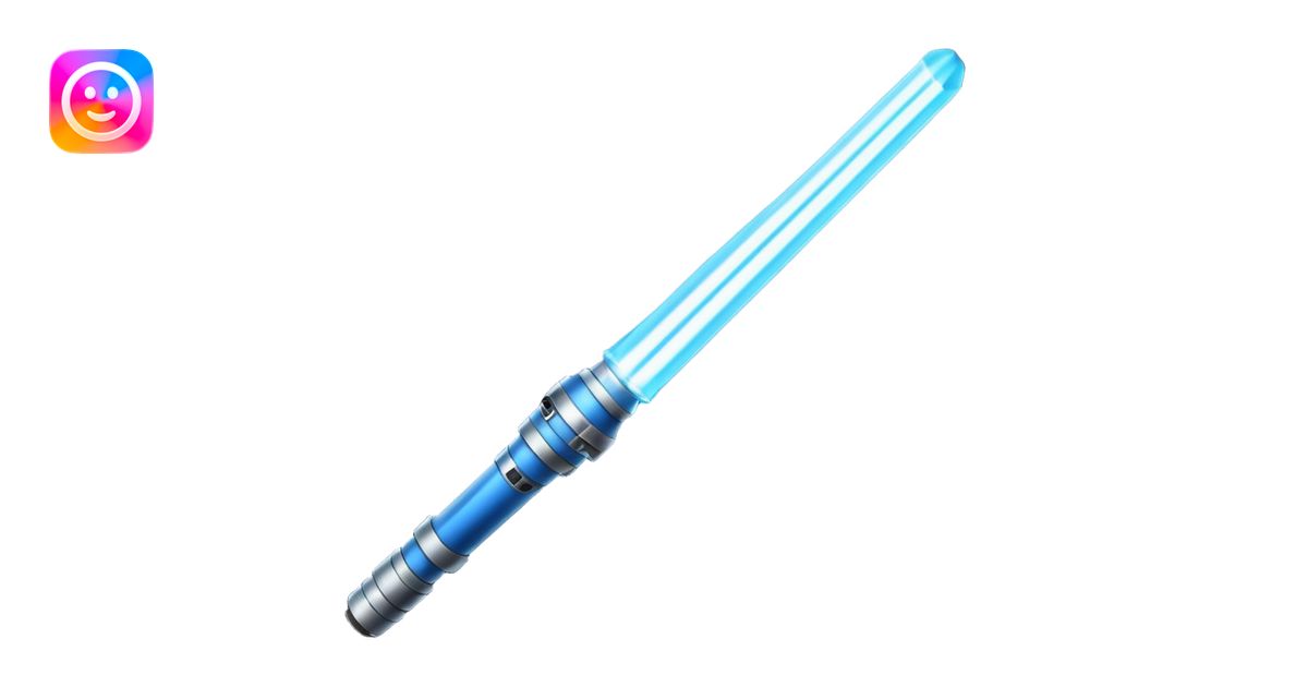 Blue Lightsaber from star wars emoji | AI Emoji Generator