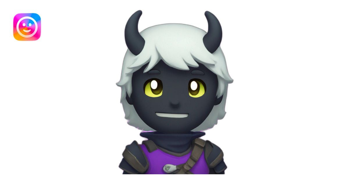 Lancer Deltarune emoji | AI Emoji Generator