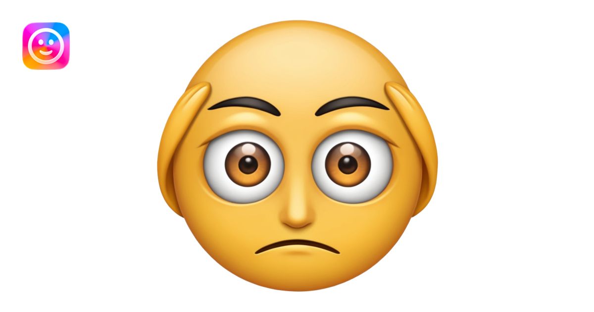 Eye bags Dih emoji | AI Emoji Generator