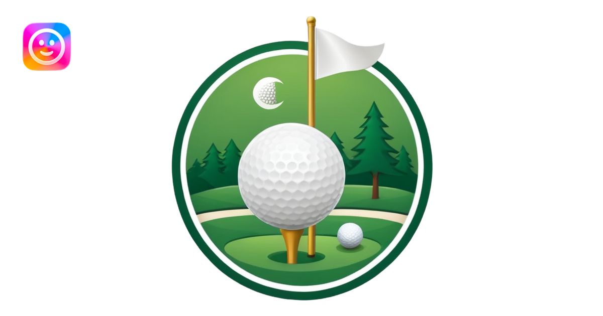 camp creek golf logo emoji | AI Emoji Generator