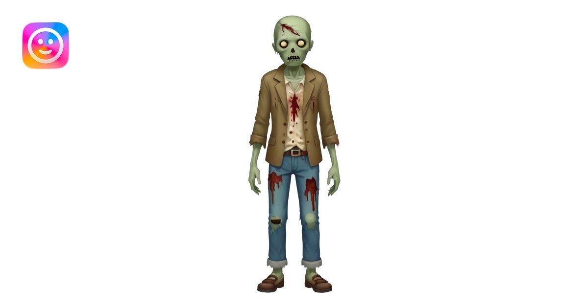 zombie full body emoji | AI Emoji Generator