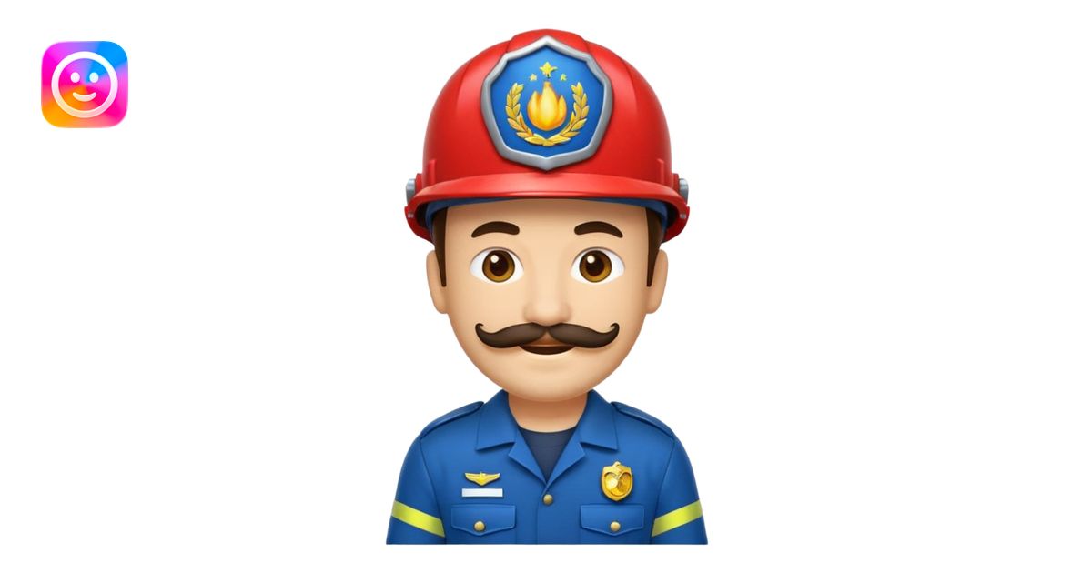 crie um emoji de bombeiro civil emoji | AI Emoji Generator