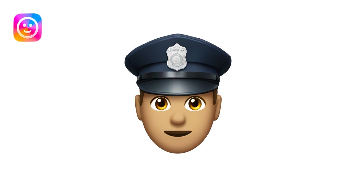 Police officer emoji | AI Emoji Generator