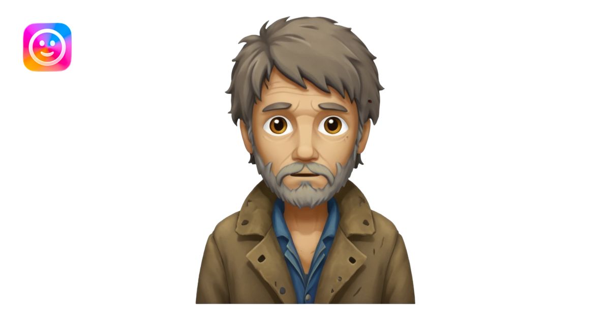 Homeless emoji | AI Emoji Generator