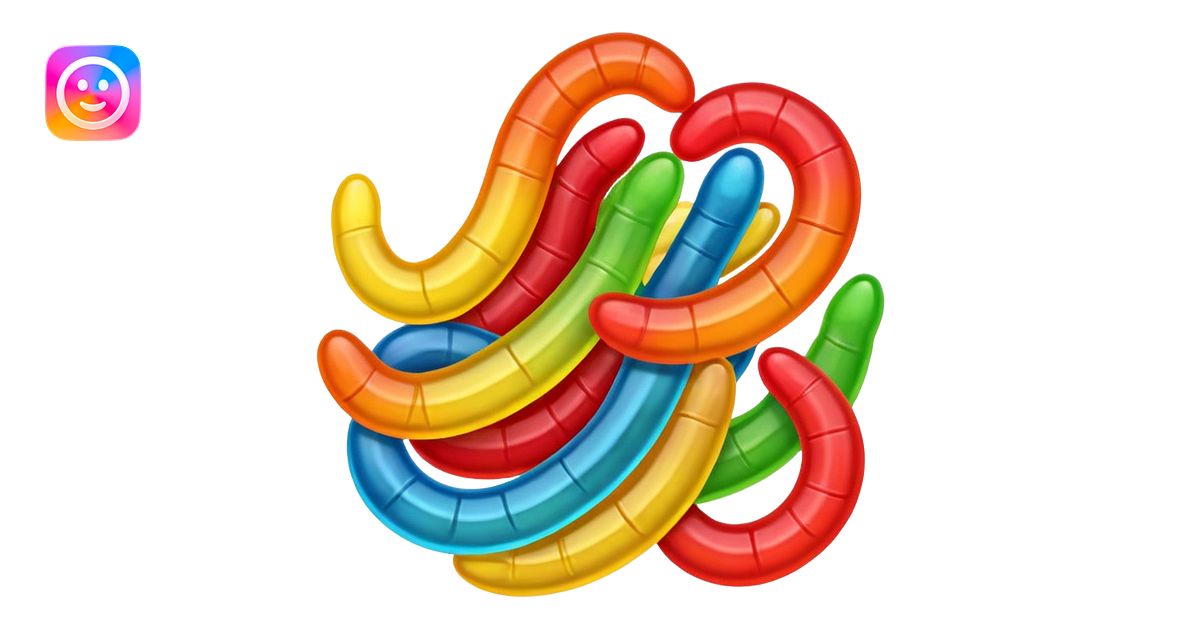gummy worms emoji | AI Emoji Generator