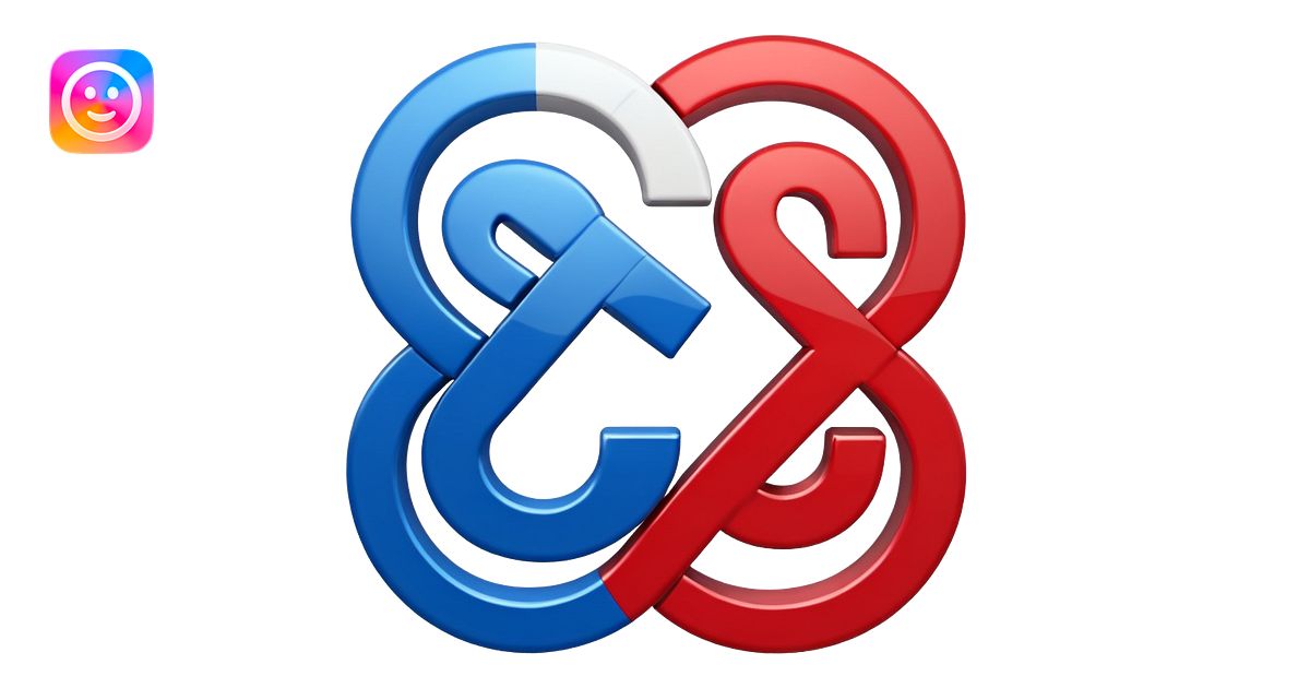 The percentage symbol is in the color of the American flag emoji | AI ...