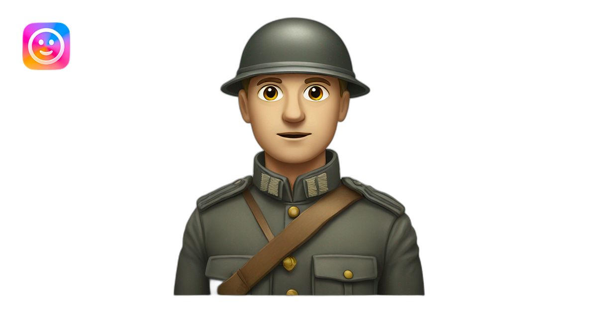 1918 German Soldier emoji | AI Emoji Generator