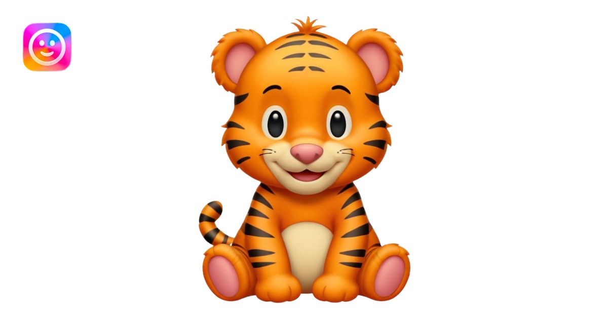 Tigger from the animated series Winnie the Pooh and Tigger Too emoji ...