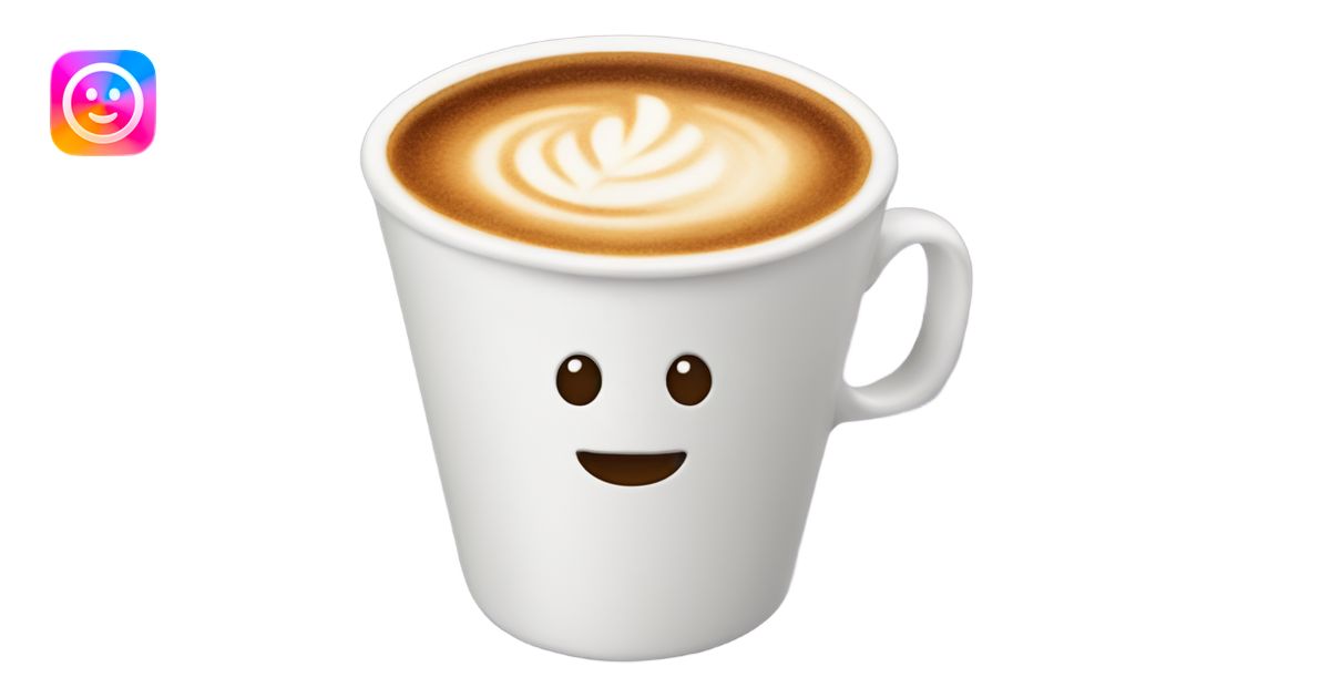 un capuchino coqueto emoji | AI Emoji Generator