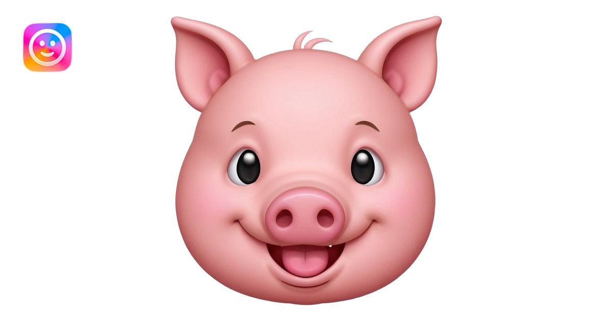 winking pig emoji | AI Emoji Generator