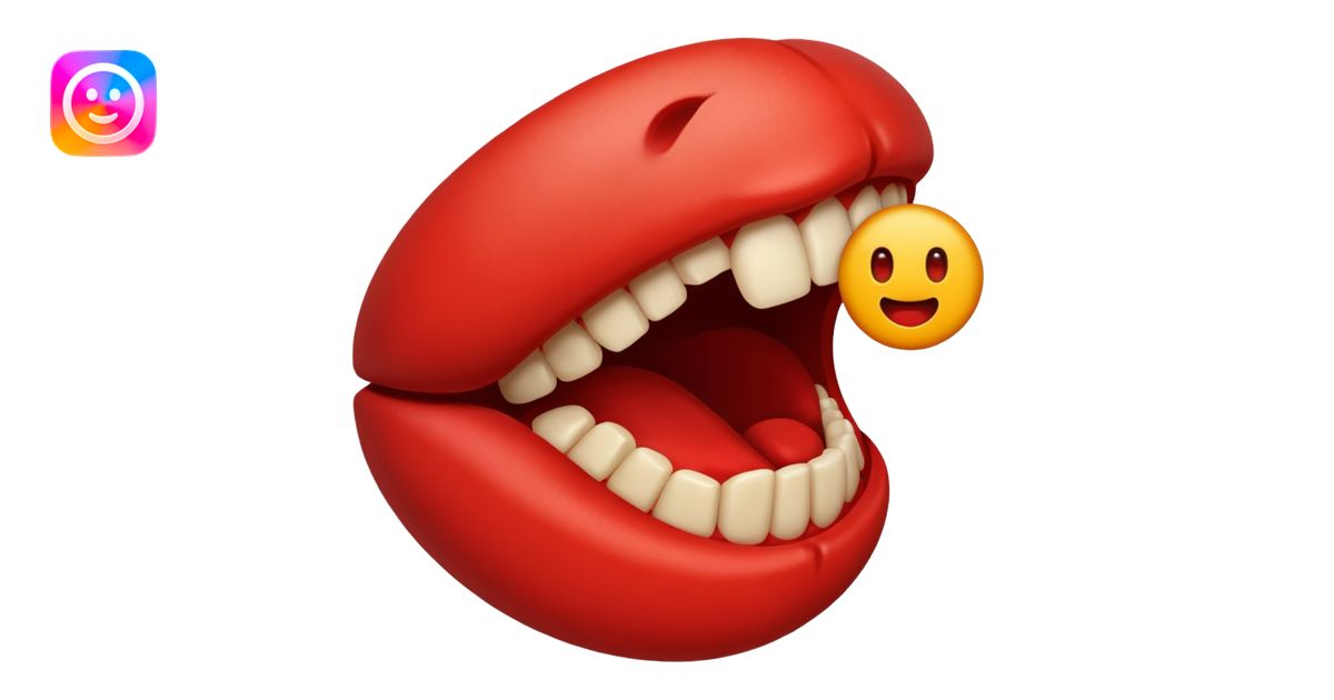 Bite emoji | AI Emoji Generator