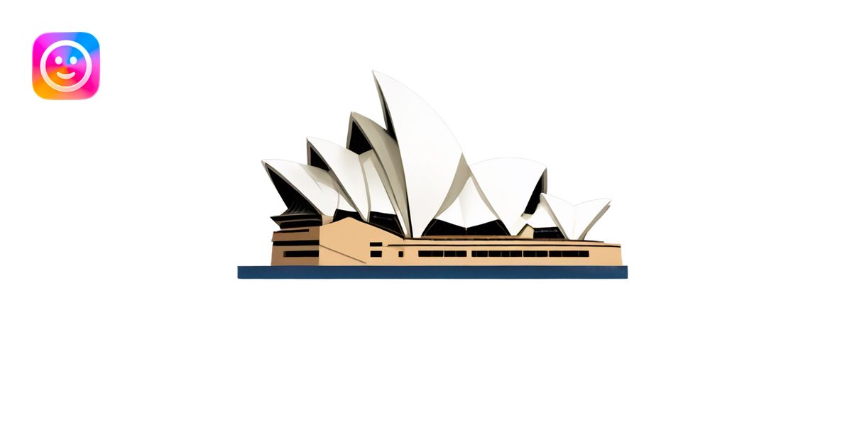 Sydney opera house emoji | AI Emoji Generator