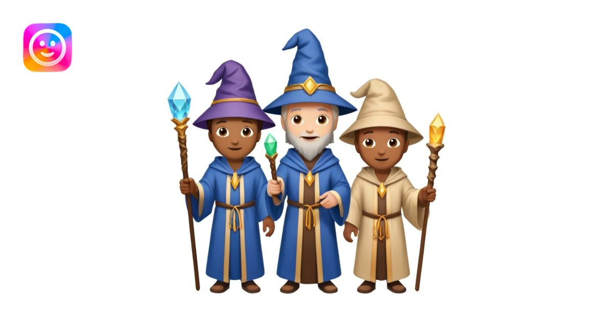 Magic wizard team emoji | AI Emoji Generator