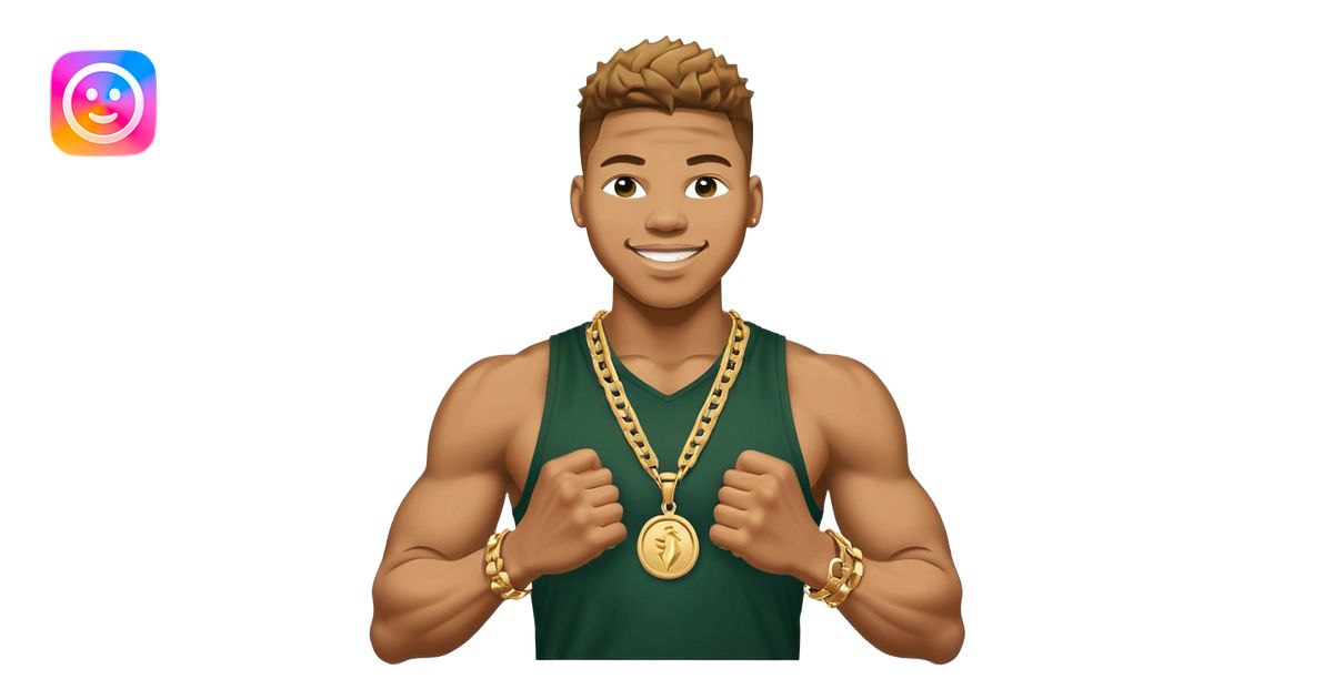 Giannis “Flex” meme emoji | AI Emoji Generator