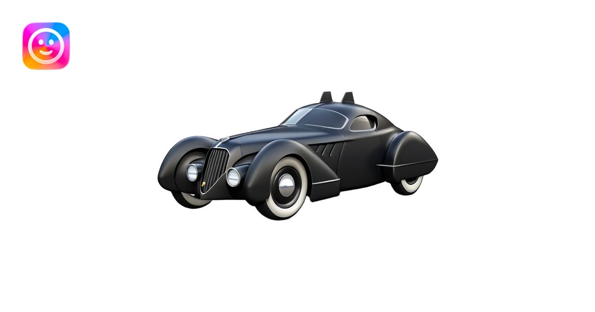the animated series aerodynamic futuristic concept Batmobile loosely ...