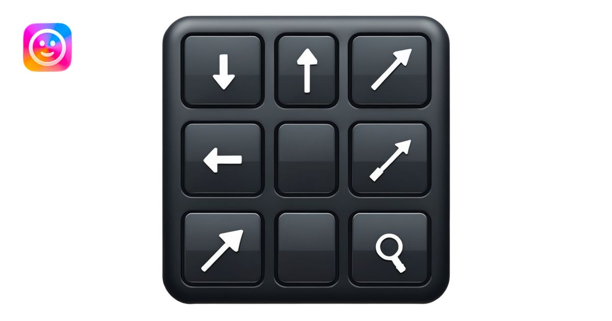 top arrow keybord caps emoji | AI Emoji Generator