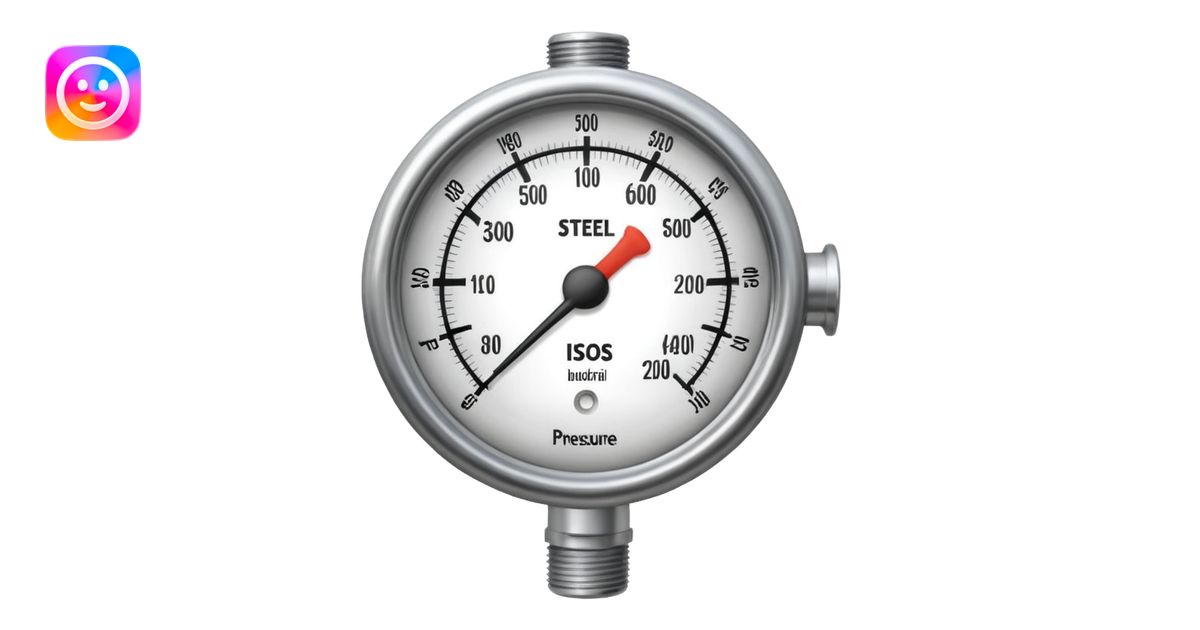 pressure gauge pipe emoji | AI Emoji Generator